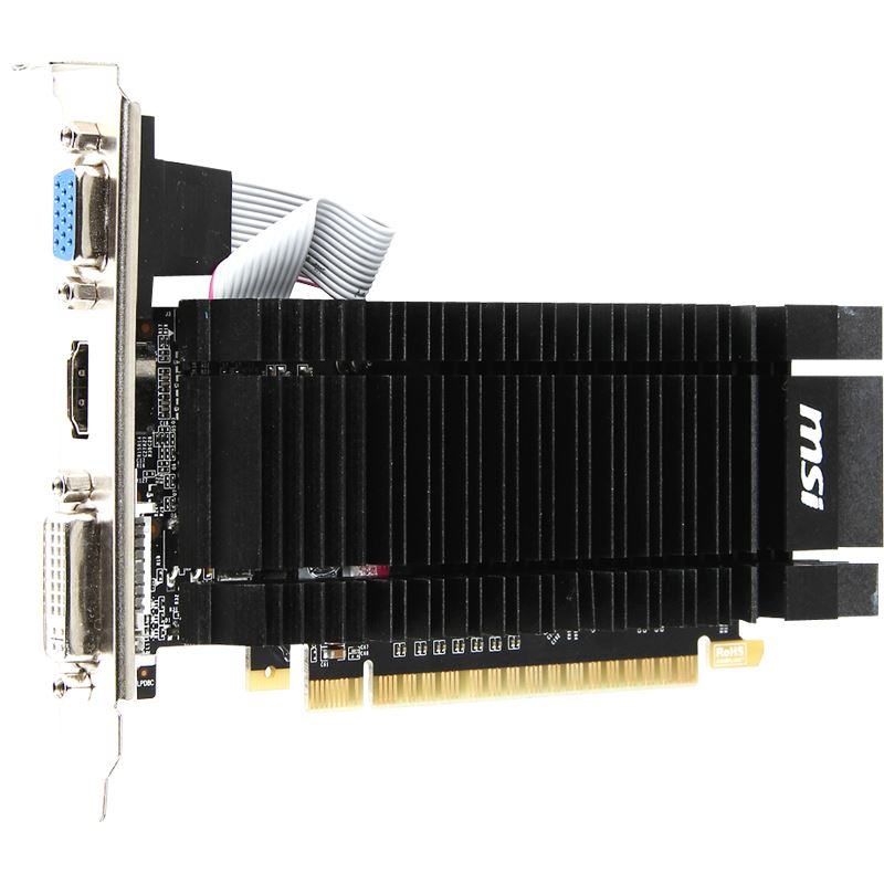 2GB MSI GeForce GT 610 Low Profile Passiv PCIe 2.0 x16 (Retail ...