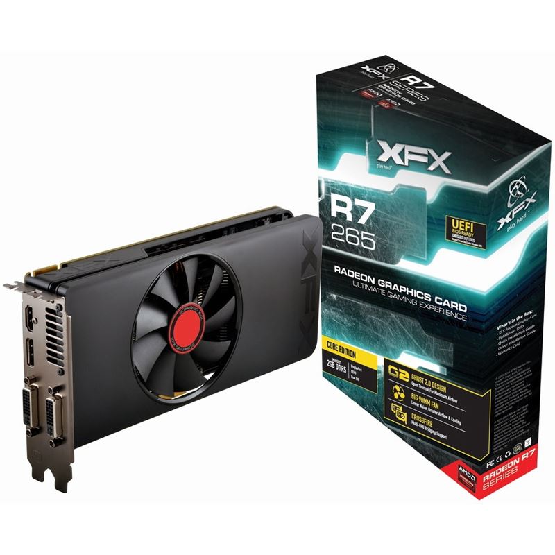 2GB XFX Radeon R7 265 Core Edition Aktiv PCIe 3.0 x16 (Retail ...