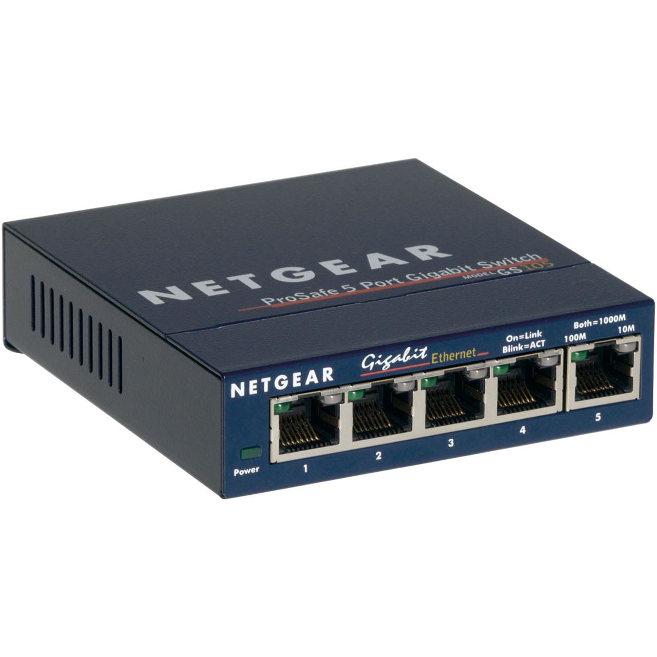 Netgear ProSAFE Plus GS105PE 5x 10/100/1000 Mbit Desktop Switch ...