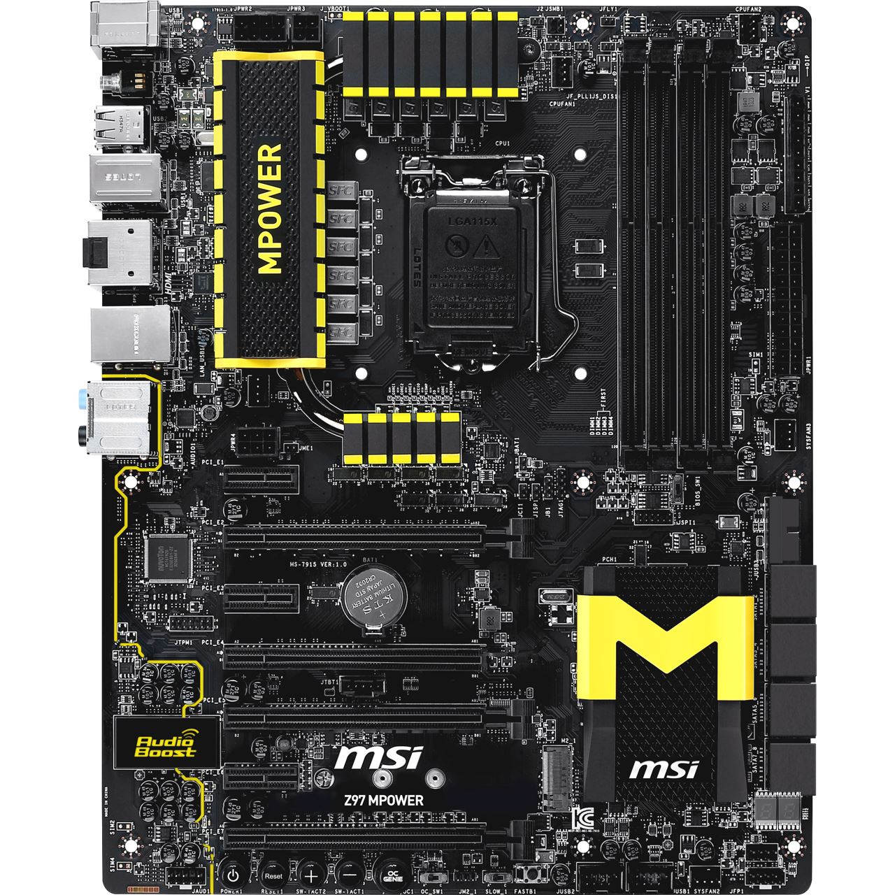 MSI Z97 MPOWER Intel Z97 So.1150 Dual Channel DDR3 ATX Retail ...