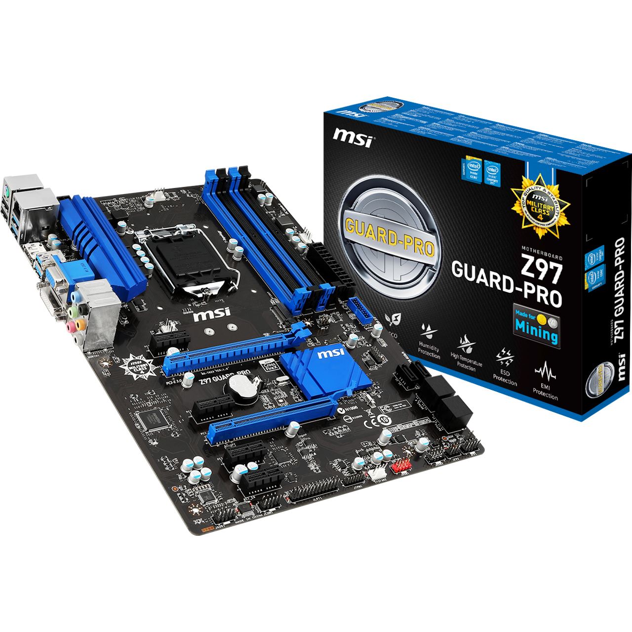 MSI Z97 GUARD-PRO Intel Z97 So.1150 Dual Channel DDR3 ATX Retail ...