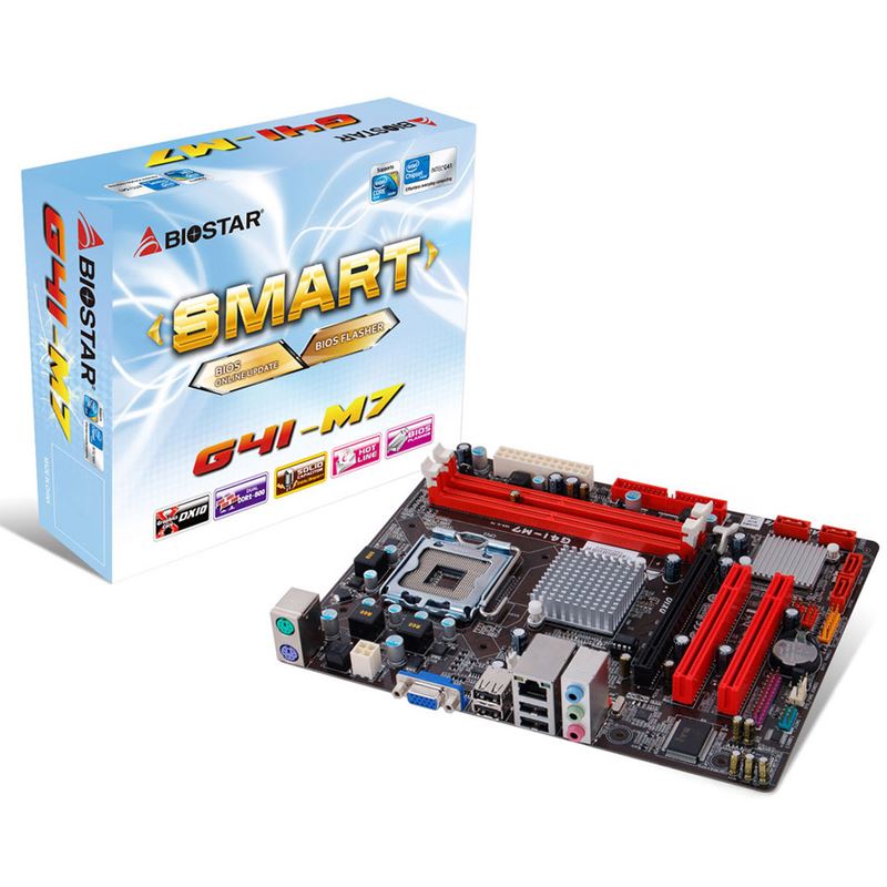 Biostar G41-M7 Intel G41 So.775 Dual Channel DDR3 mATX Retail ...
