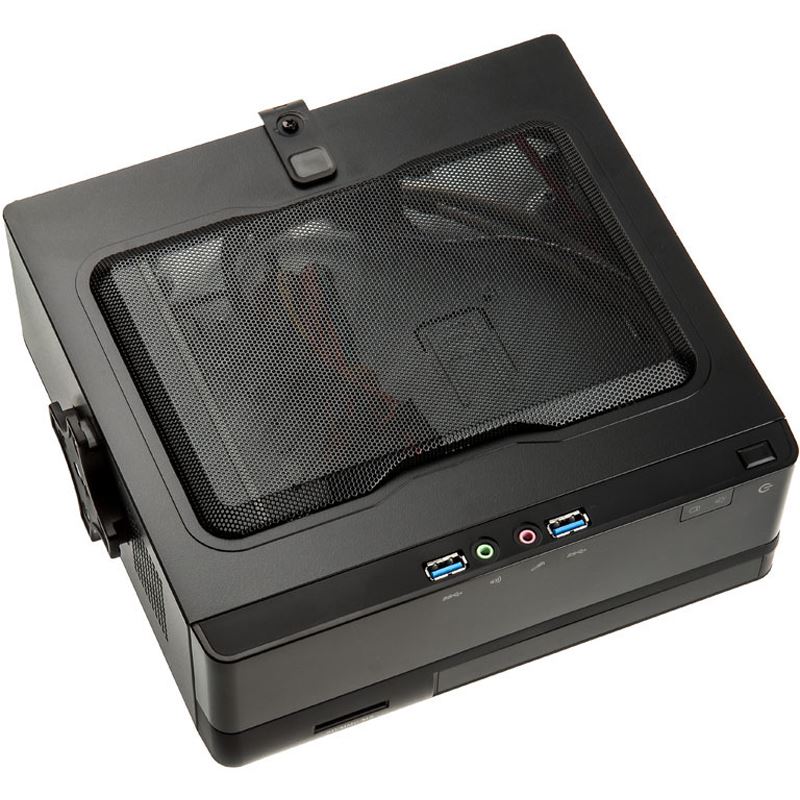 IN WIN BQ656 Slim Mini-ITX 120 Watt schwarz - ITX Gehäuse | Mindfactory.de