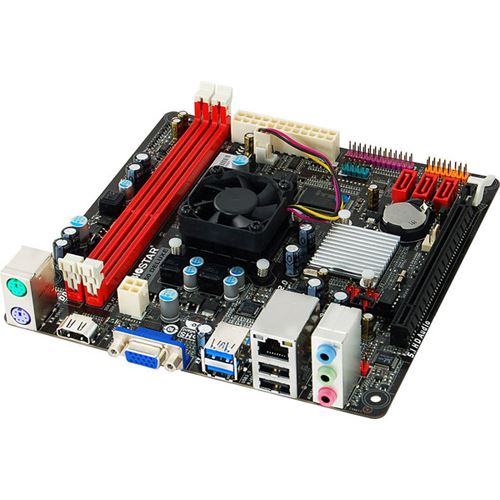 Biostar A68I-E350 Deluxe AMD A68 So.BGA Dual Channel DDR3 Mini-ITX ...