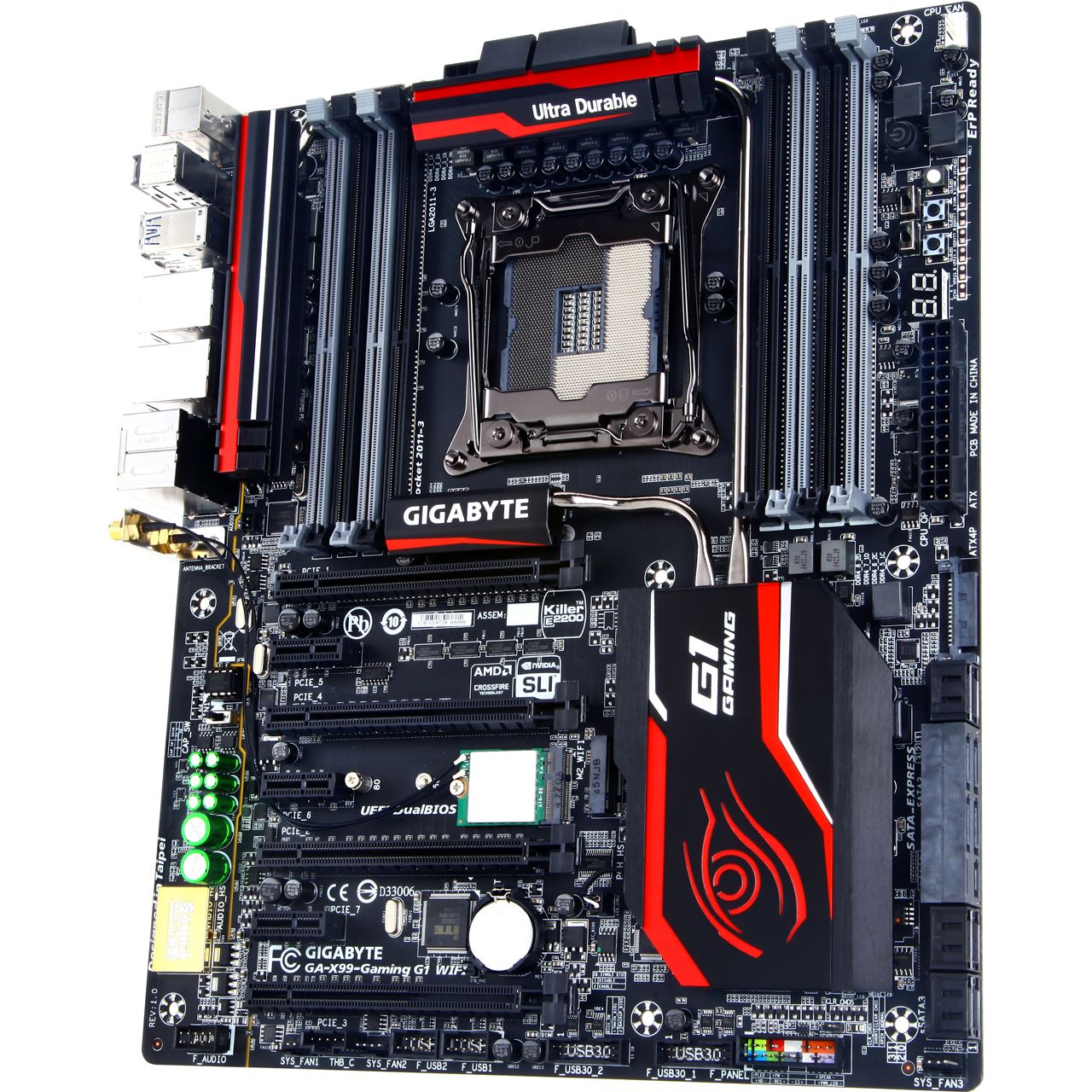 Gigabyte GA-X99-Gaming G1 WIFI Intel X99 So.2011-3 Quad Channel DDR4 ...