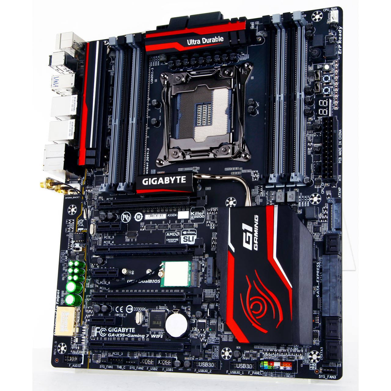 Gigabyte GA-X99-Gaming 7 WIFI Intel X99 So.2011-3 Quad Channel DDR4 ...