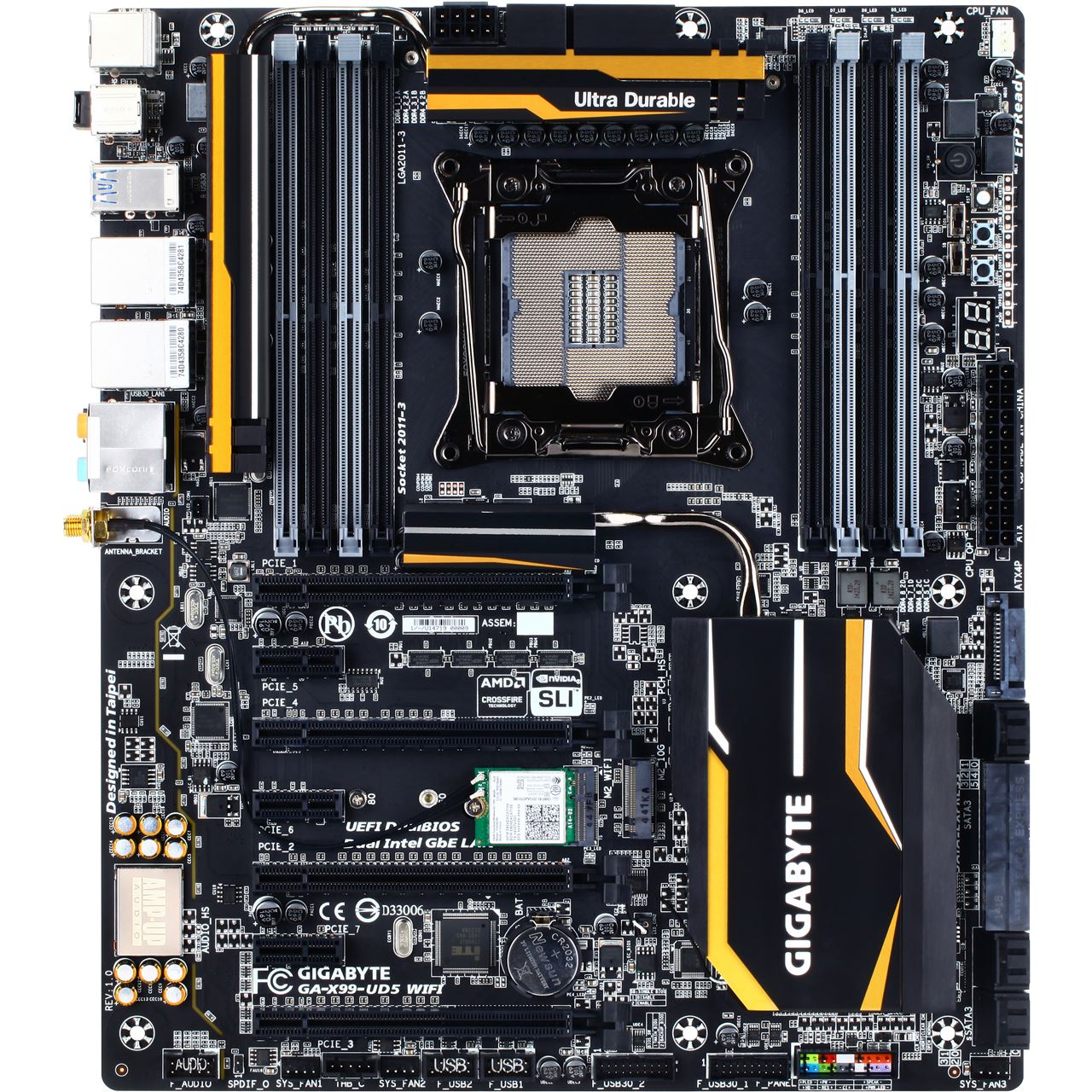 Gigabyte GA-X99-UD5 WIFI Intel X99 So.2011-3 Quad Channel DDR4 EATX ...