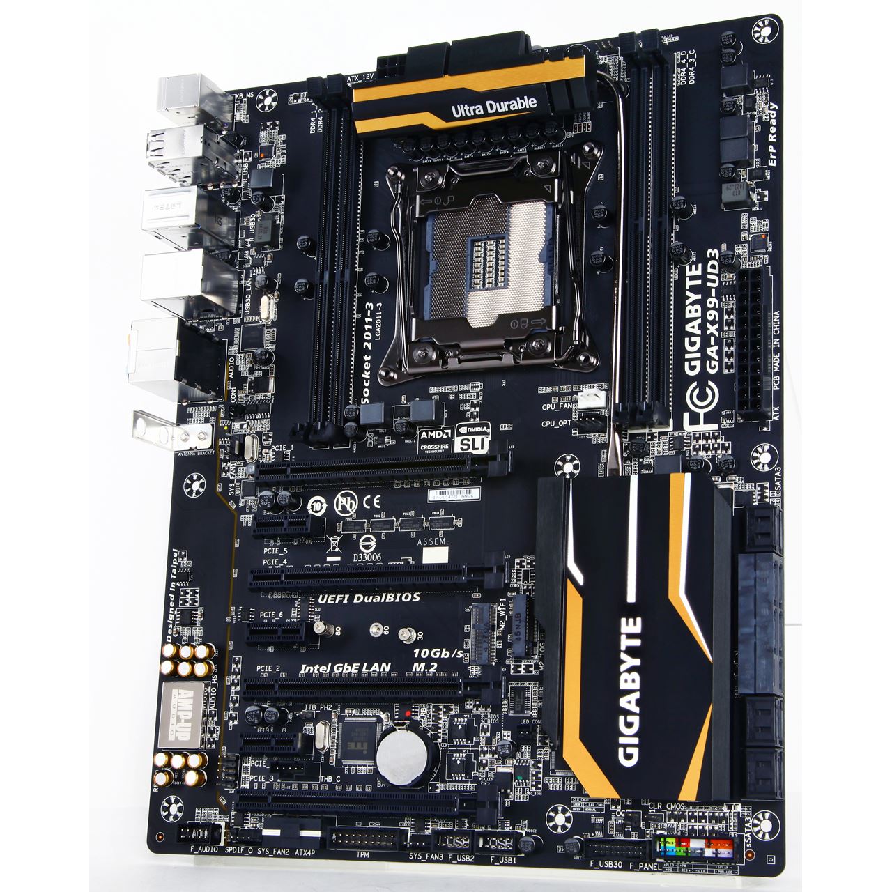 Gigabyte GA-X99-UD3 Intel X99 So.2011-3 Quad Channel DDR4 ATX Retail ...